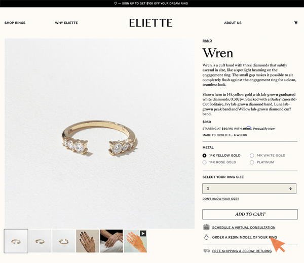 Try Before You Buy · Eliette